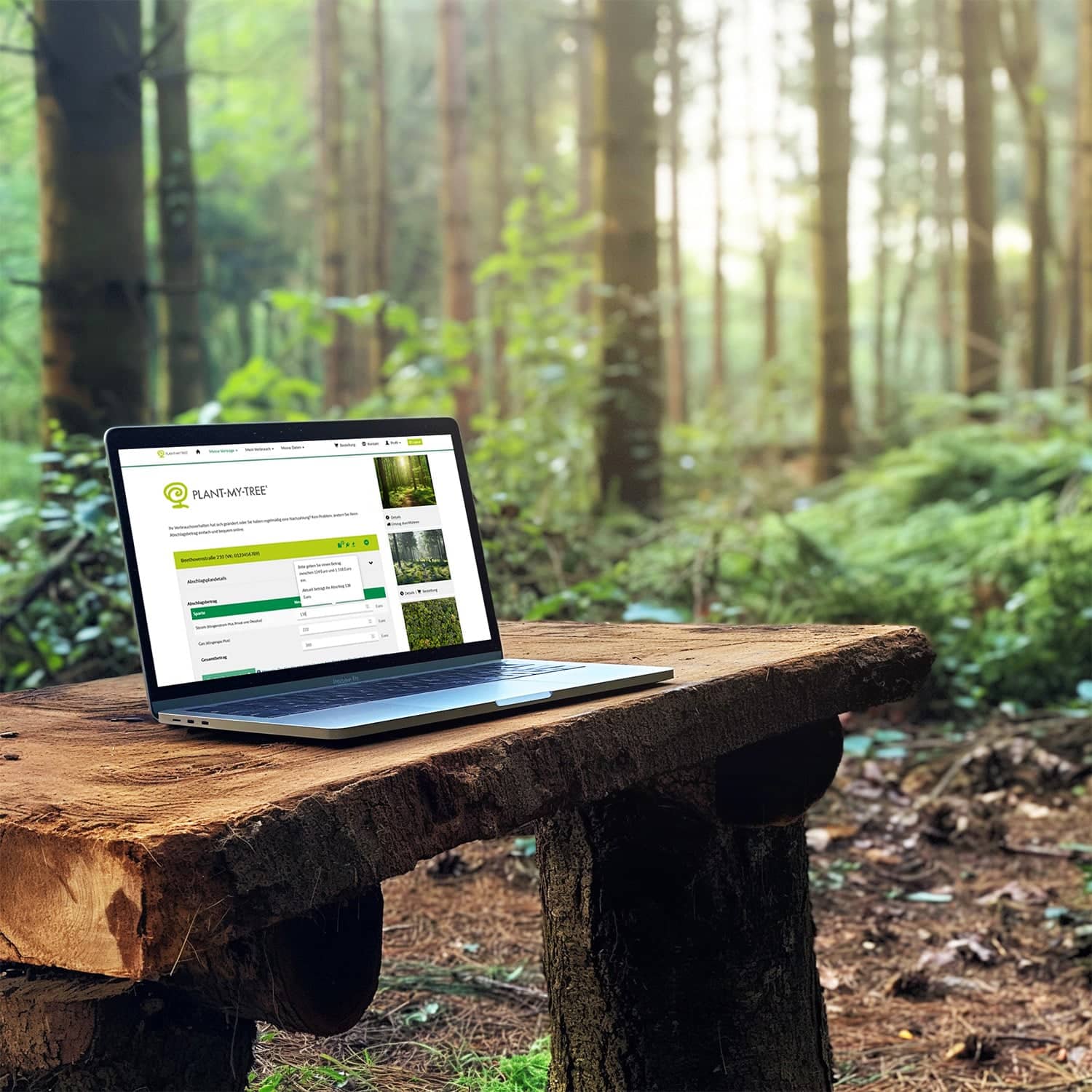 Pflanze Bäume beim Marktführer: PLANT-MY-TREE